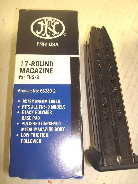 FN - FNS 9 9mm New Blue -17 Round Magazine [66330-2] - $49.99 : KY ...